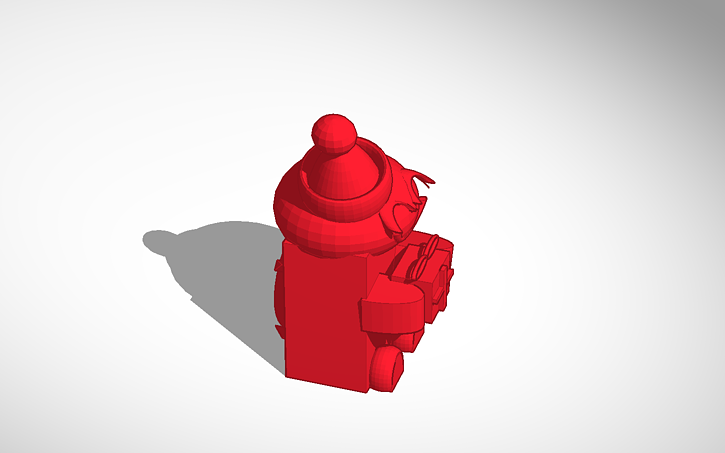 3D design 3D Santa - Tinkercad