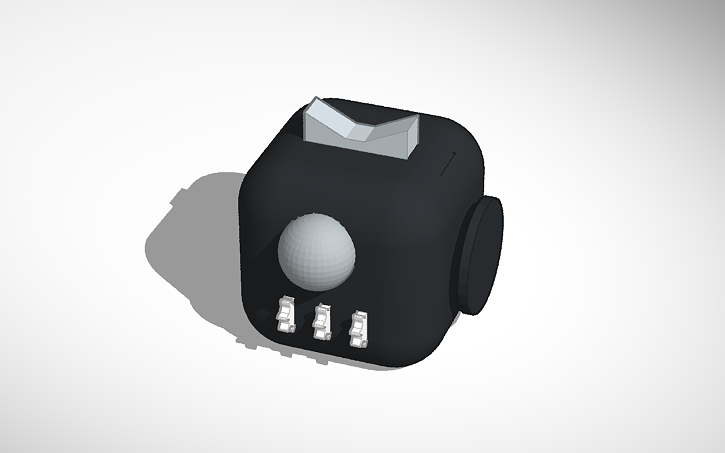 3D design Fidget cube - Tinkercad