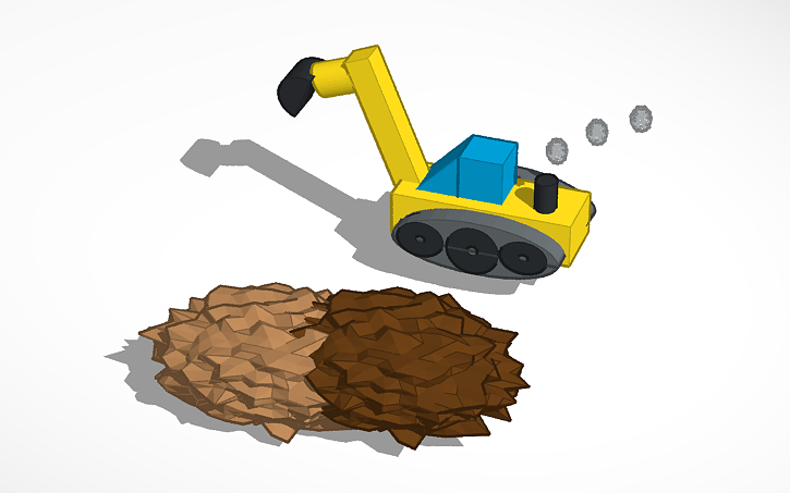 3D design digger | Tinkercad