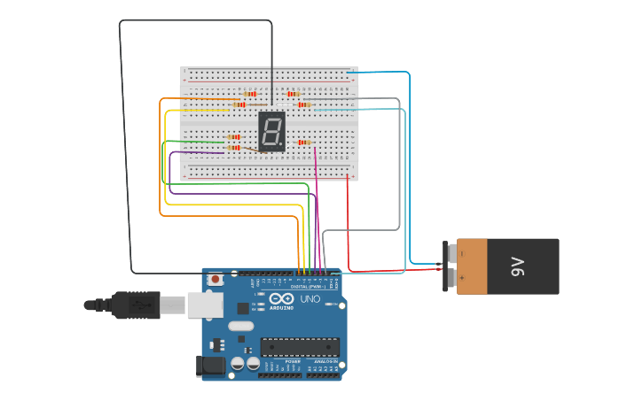 Circuit Design Laboratorio 5 Tinkercad