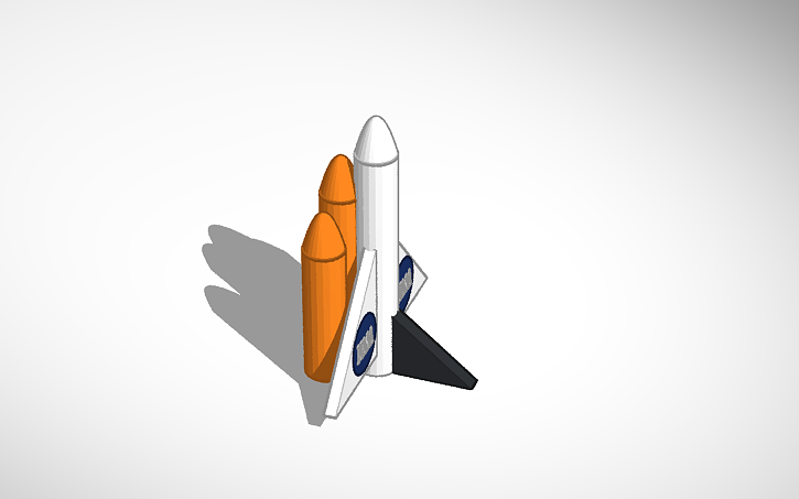 3D design Nieks raket - Tinkercad