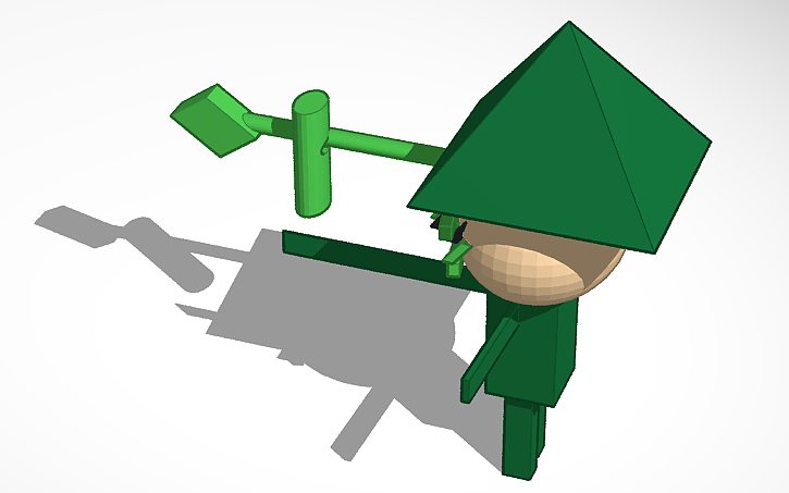 3D design THE GREEN ARROW - Tinkercad