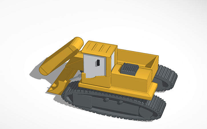 3D design Copy of Construction Excavator #Construction - Tinkercad