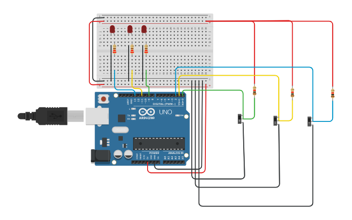 Circuit design EX LAB HARD 2, 2ºLISTA | Tinkercad