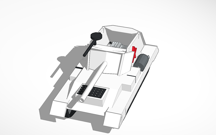 3D design WW2 TANK - Tinkercad