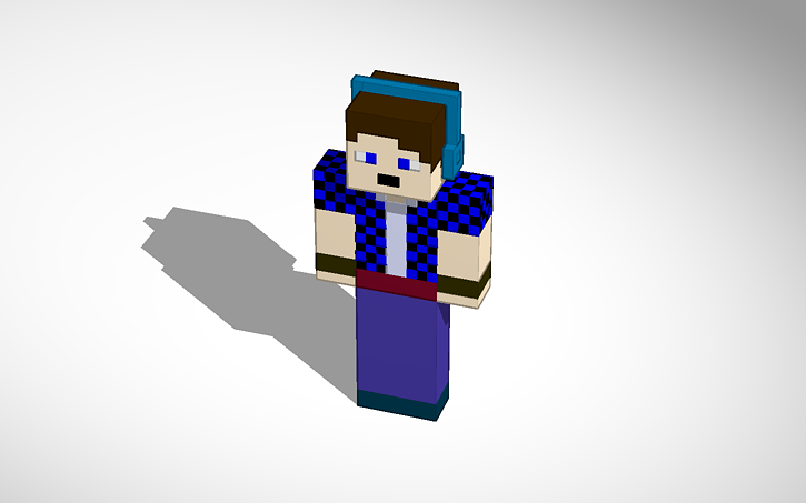 3D design My minecraft skin - Tinkercad