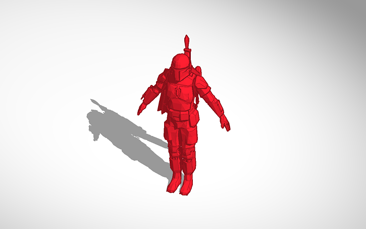 3D design King Fett - Tinkercad