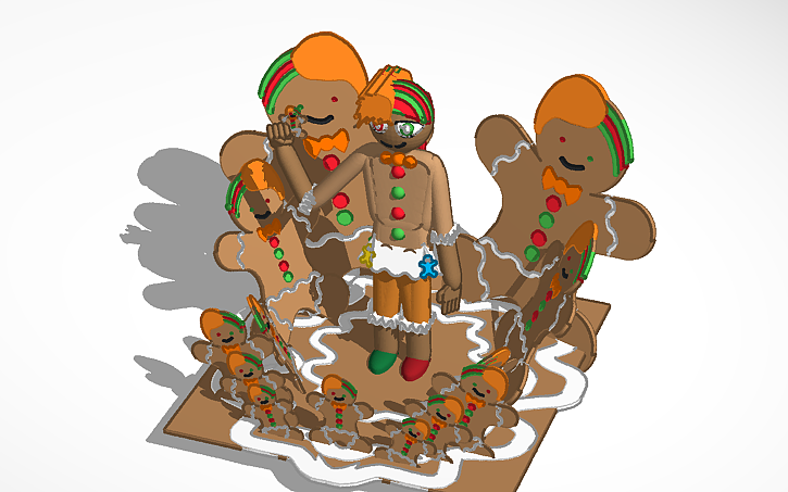 3D design Gingerbread | Tinkercad