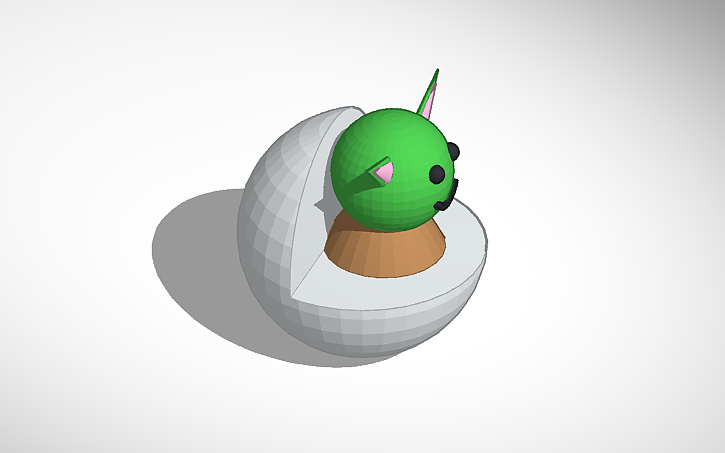 3D design GROGU - Tinkercad