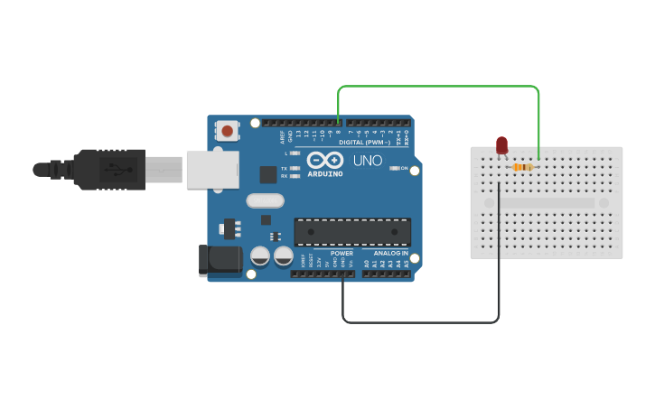 Circuit design timer 2 - normal mode - Tinkercad