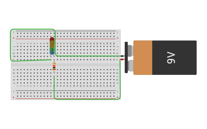 Circuit design 4 LEDS CIRCUIT | Tinkercad