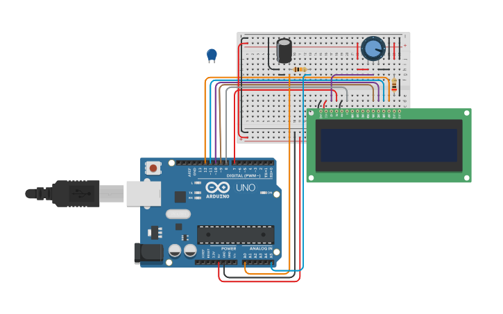 Circuit Design Capacitor Tester Without Reset Button Tinkercad