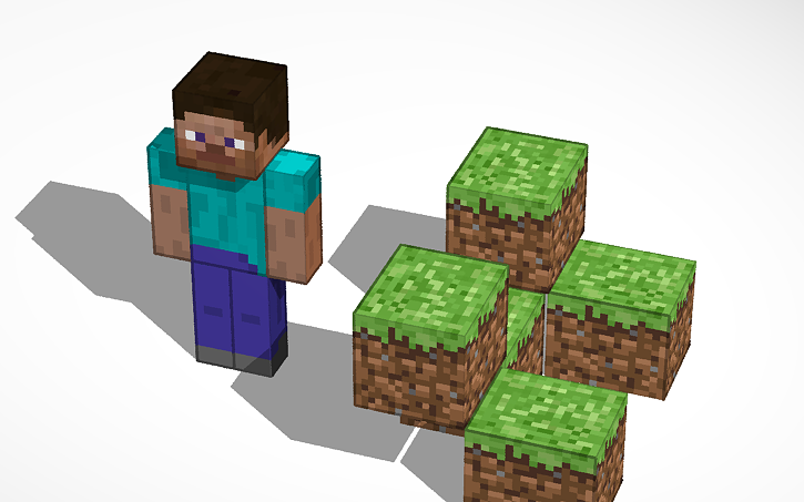 3D design Minecraft Steve! - Tinkercad