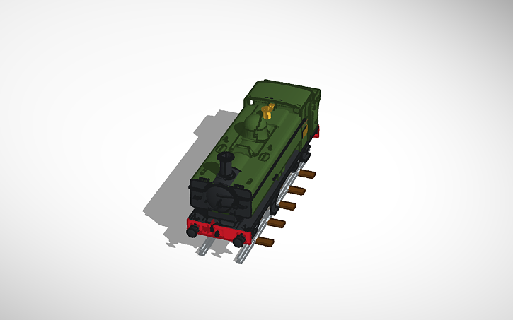 3D design GWR 57xx - Tinkercad