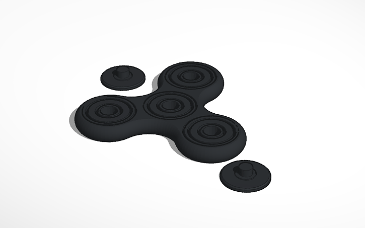3D design spinner 3d print v2 | Tinkercad