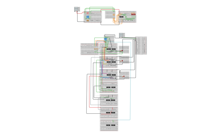 Circuit design COD Y DEC PANIALES CLASE - Tinkercad