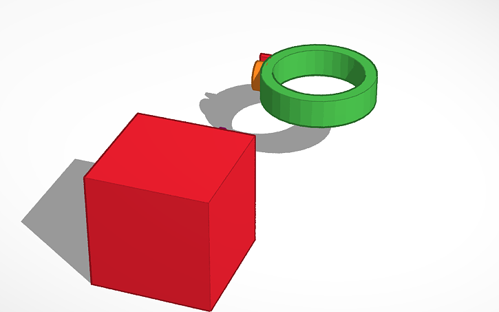 3D design ring - Tinkercad