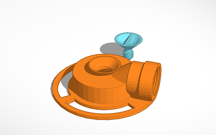 3D design Adustable Sprinkler - Tinkercad