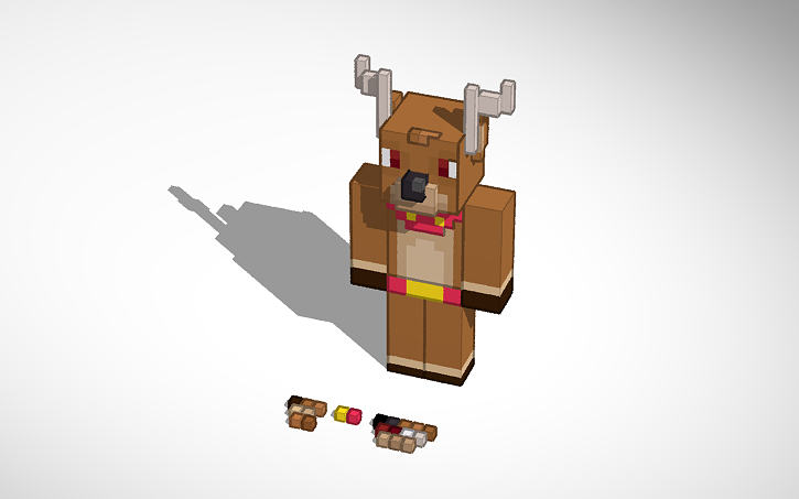 3D design Reindeer Skin - Tinkercad