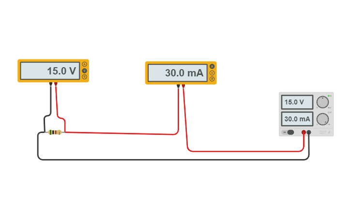 Circuit design Multimeter Circuit design - Pre Lab 1 | Tinkercad