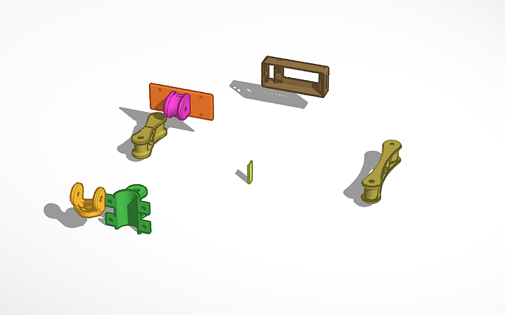 3D design Racelogic clamp - Tinkercad