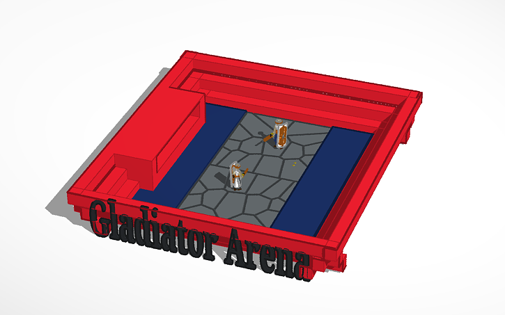 3D design Gladiator arena STL | Tinkercad