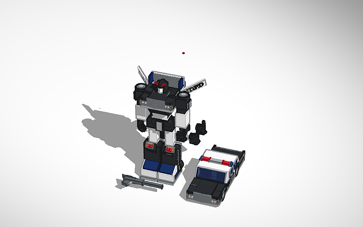 3D design NDPD Police Car Transformers | Tinkercad