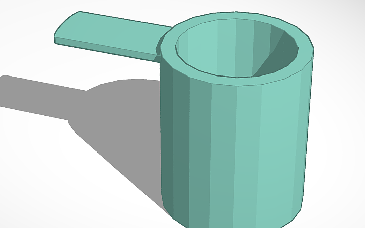3d Design Measuring Cup Tinkercad