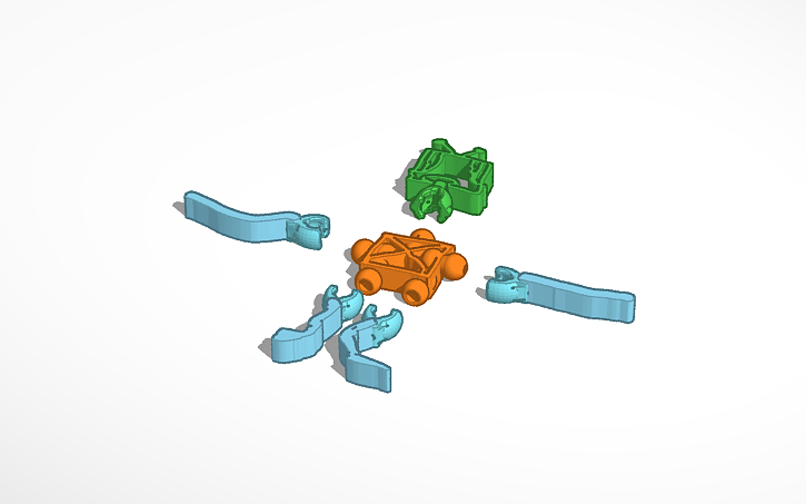 3D design low budget scribble bot - Tinkercad