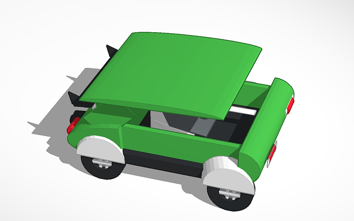 3D design mini car - Tinkercad