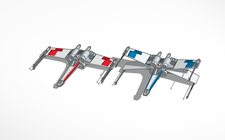 3D design x wing | Tinkercad