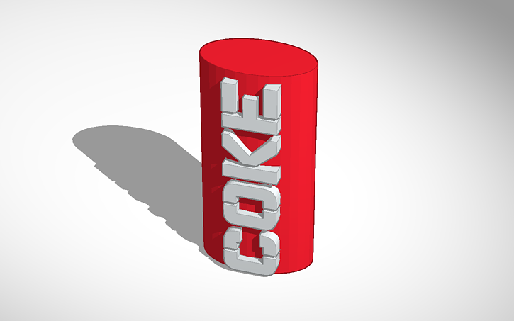 3D design coke - Tinkercad