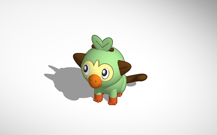 3D design Pokémon grokey - Tinkercad