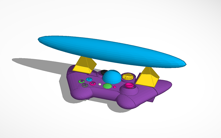 3d Design Copy Of Xbox Controller Tinkercad