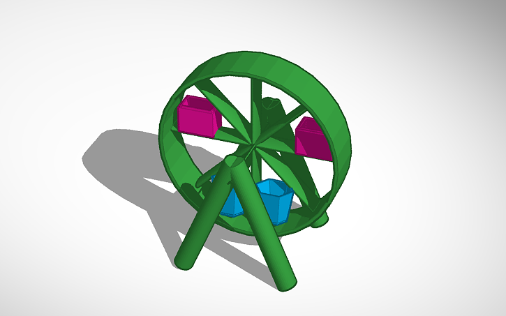 3D design rodney recycling ferris wheel | Tinkercad