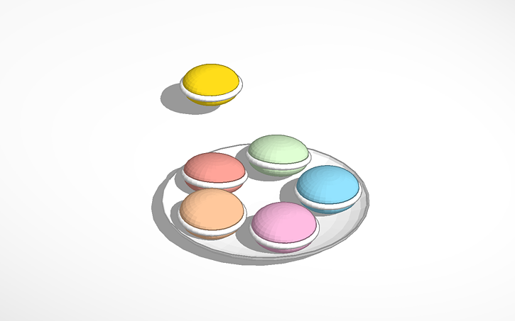 3D design Macaron | Tinkercad