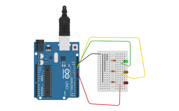 Circuit design Programacion - Tinkercad