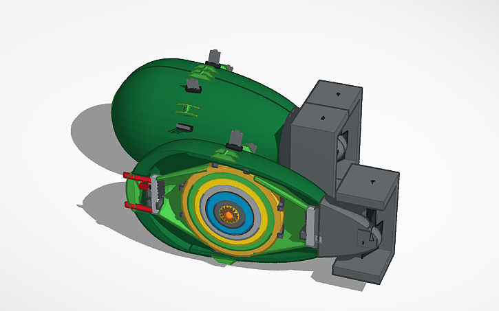 3D design Nuclear bomb - Tinkercad