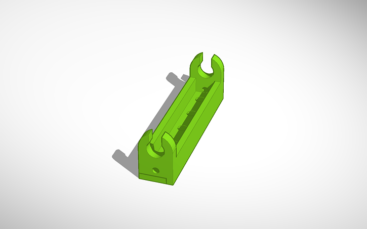 3D design 5x3mm led clip - Tinkercad