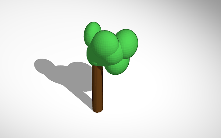 3D design tree - Tinkercad