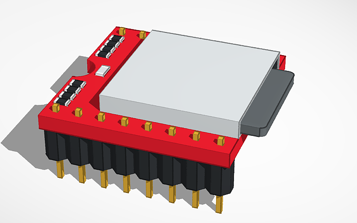 3D design DF Player Mini MP3 player - Tinkercad