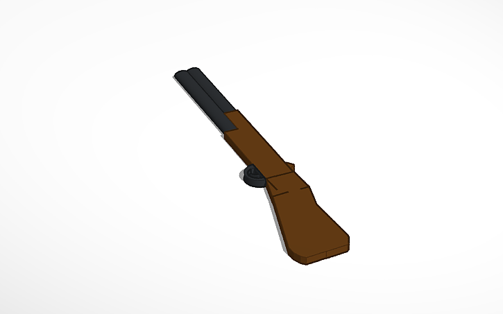 3D design Simple Rifle | Tinkercad
