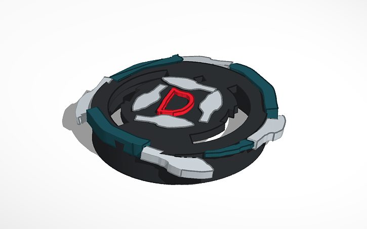 3D design beyblade dread dagger(left) | Tinkercad