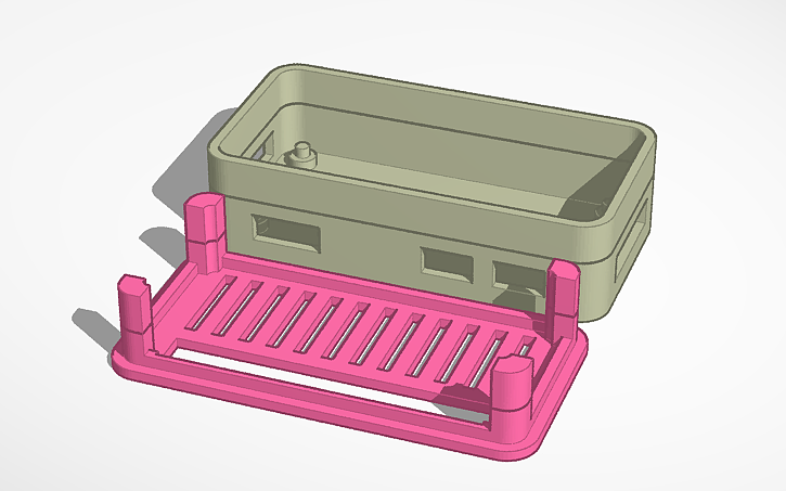 3D design Remix pi zero case - Tinkercad