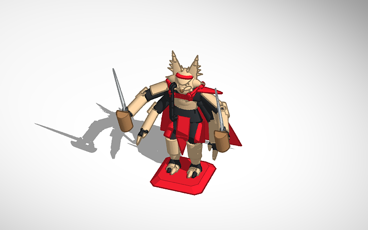 3D design devil captain | Tinkercad