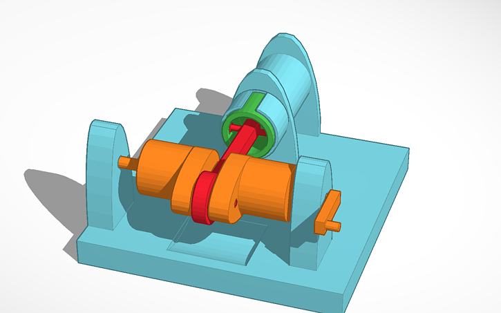 3D design Piston - Tinkercad