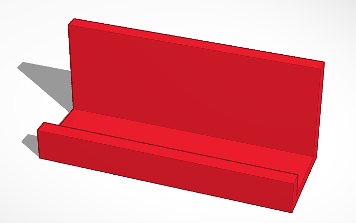 3D design Card holder - Tinkercad