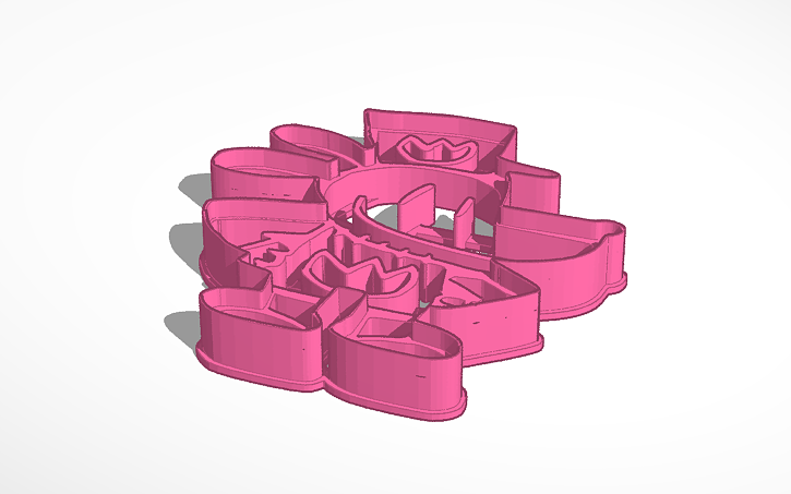 3D design DogMan Cookie Cutter | Tinkercad