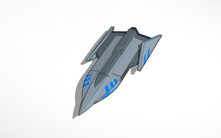 3D design Starship Atlantis | Tinkercad