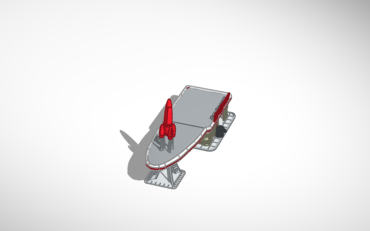 3D design Fallout Station - Tinkercad